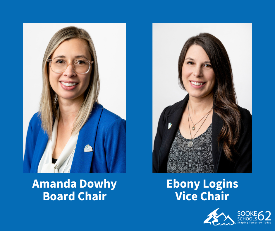 Amanda Dowhy Named Board Chair and Ebony Logins Named Vice Chair | Sooke School District